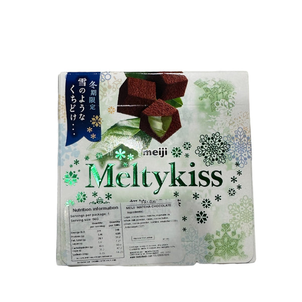 Meiji Melty Kiss Matcha Chocolate 56G – Asean Delights
