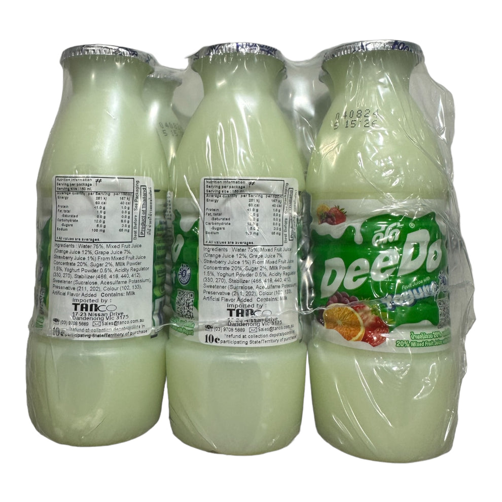 Deedo Yogurt Mix Fruit 150ML 6pk – Asean Delights